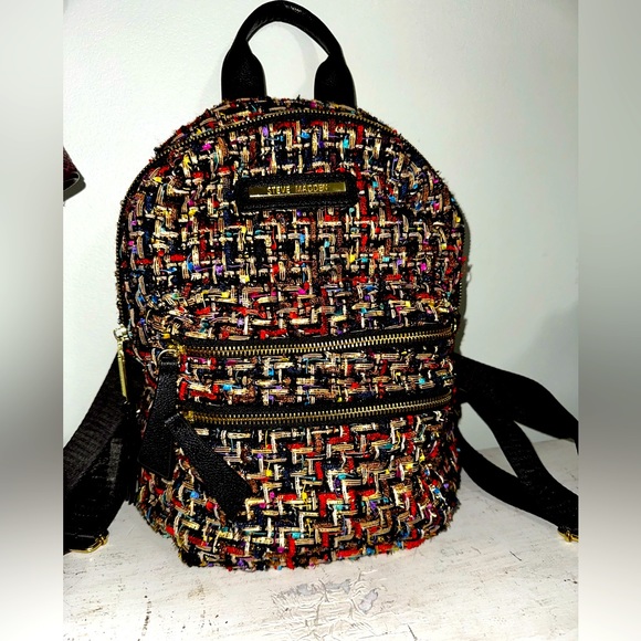 Steve Madden | Bags | Backpack Steve Madden Multicolored So Cute Euc ...